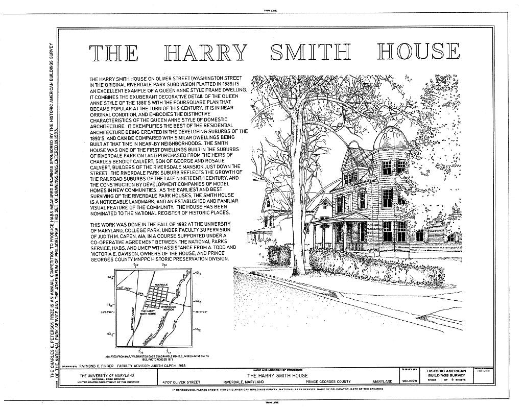 Victorian Queen Anne Style Home, tower, porches, architectural drawing ...