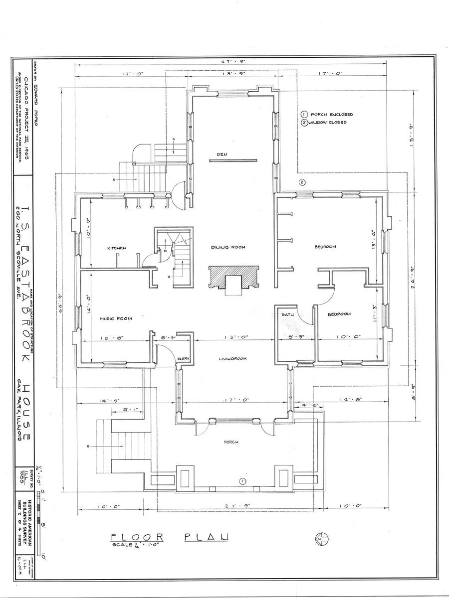 Prairie Style House Floor Plans | Historic American Homes brand
